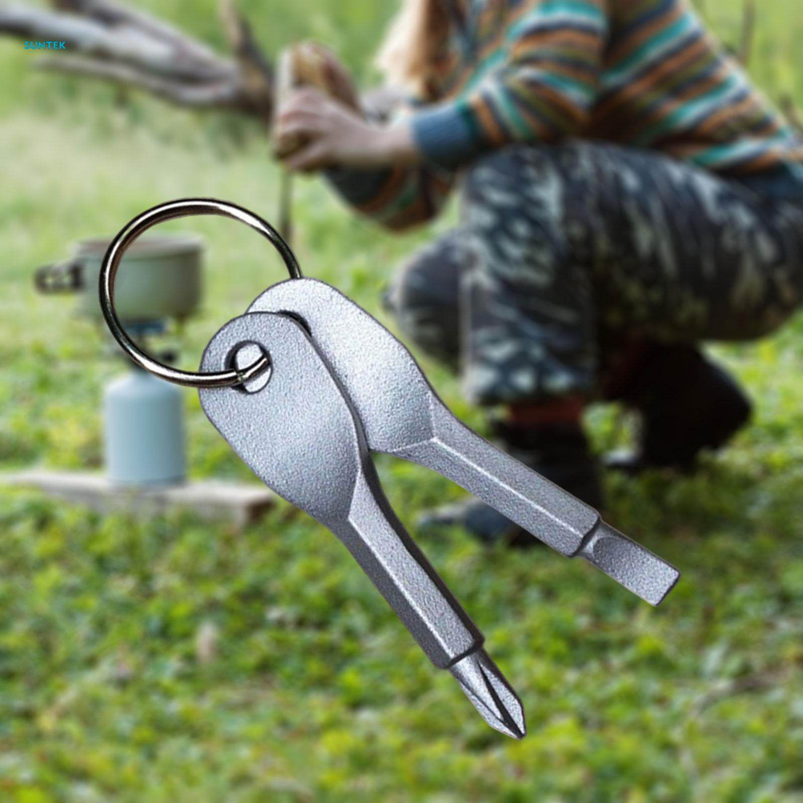 Keychain Mini Screwdrivers Flat Head Cross and Head Screwdriver Set ...