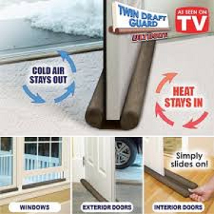 Pack of 3 Double Draft Door Seal For Doors And Windows Door Bottom ...