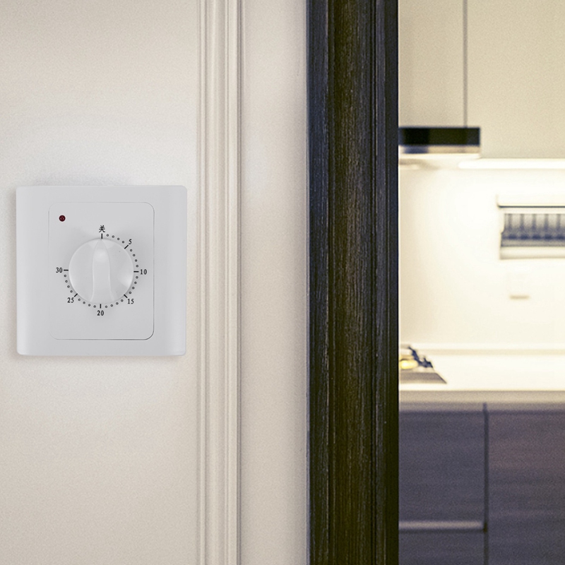 2X Ac 220V 10A 30Min Countdown Timer Switch Electric Control Switch ...