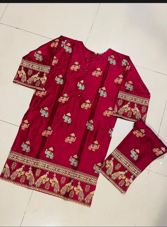 Stylish Collection Stitched Elephant printed 2pc Dress for Women - Dress For Girls - Dress For ...