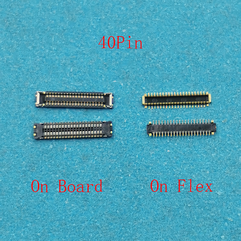 2pcs 40Pin LCD Display FPC Connector On Motherboard for Xiaomi Redmi ...