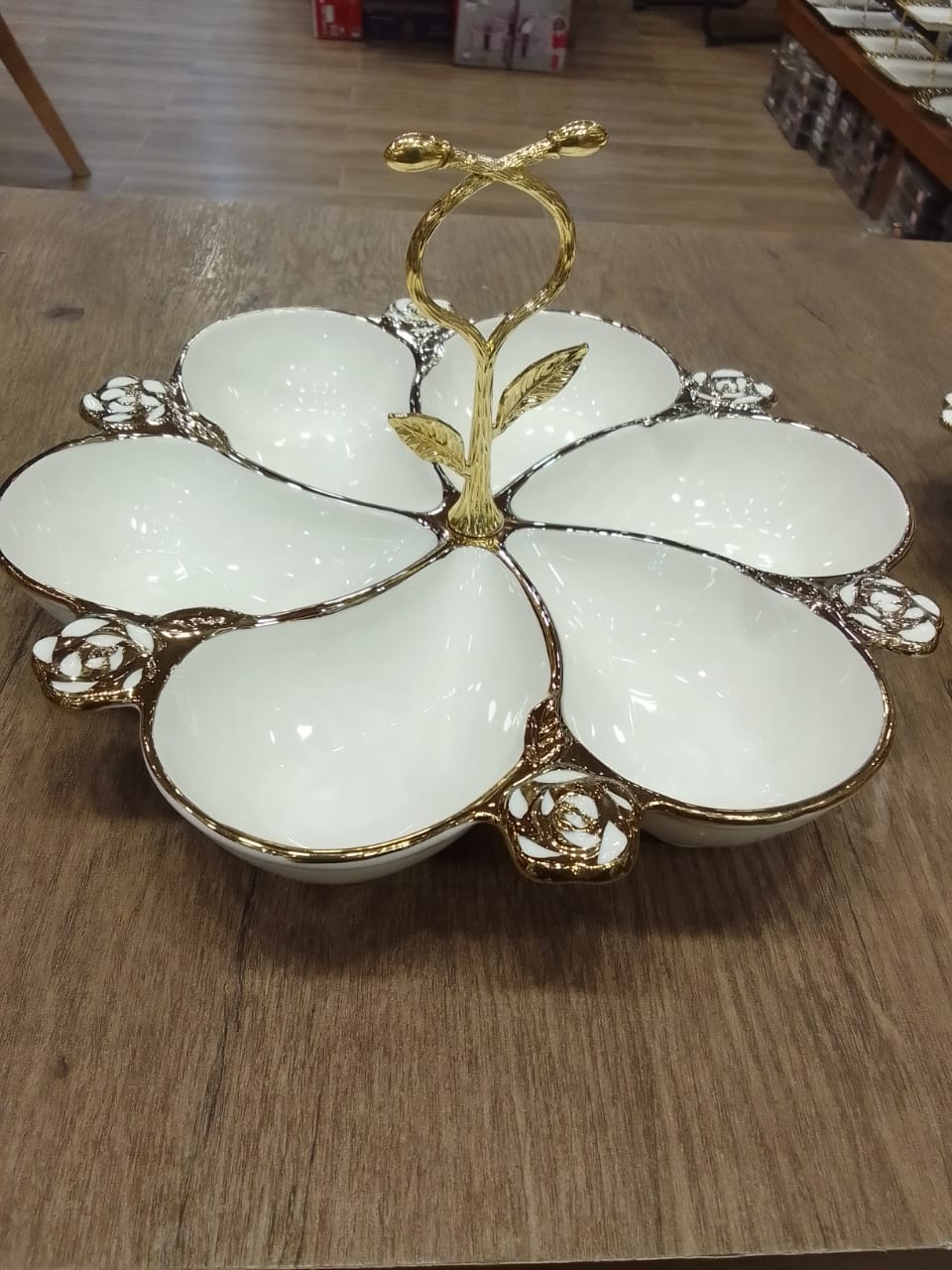 Presto Round 6 Portion Tray, Ceramic Trays, Serving Trays, Portion ...