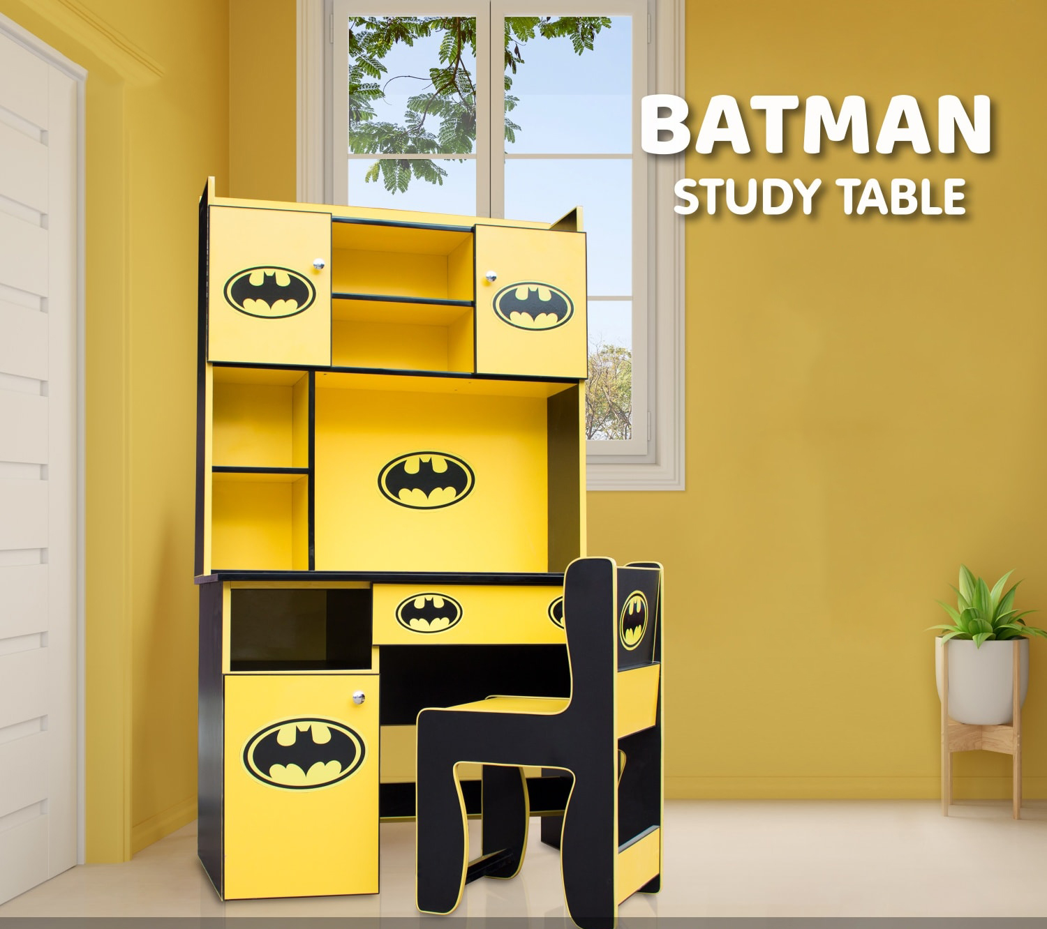 Batman study table with Chair | Daraz.pk