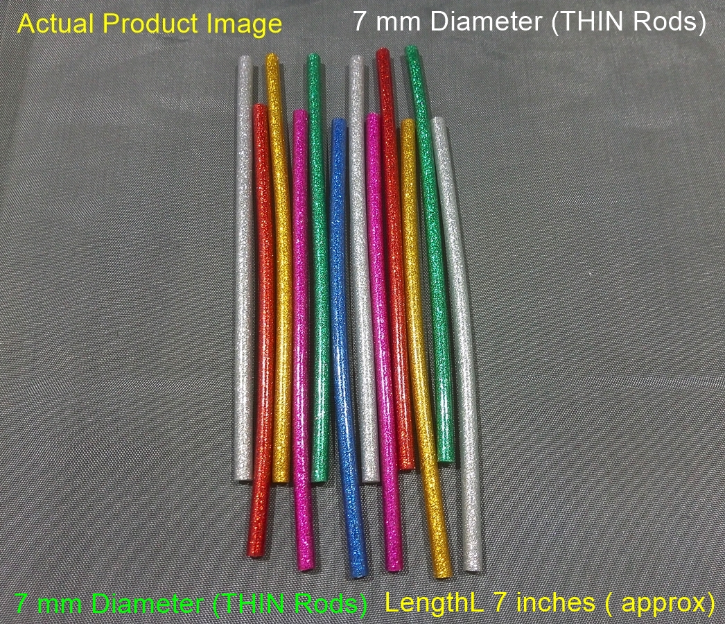 Pack of 8 ( 7 OR 11 mm Diameter ) Glue Gun Sticks Rod - Silicone Rods ...