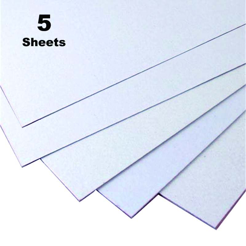 A4 Size 1.4mm Hard Grey Board For Cut outs, Shapes, Resin Art Stencils ...