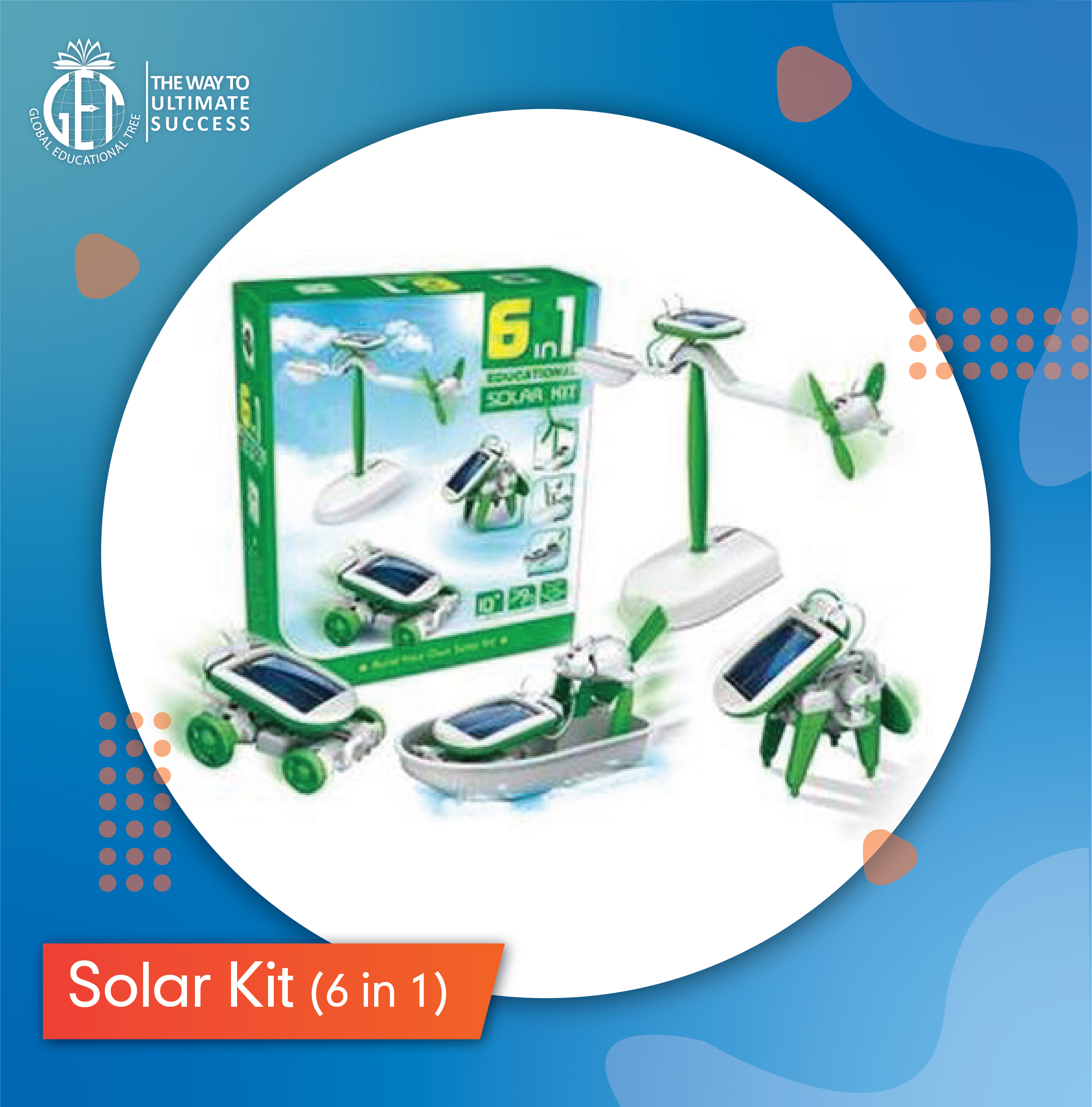Solar Robot Educational 6 in 1 Solar Robot Kit Solar Robot creative ...