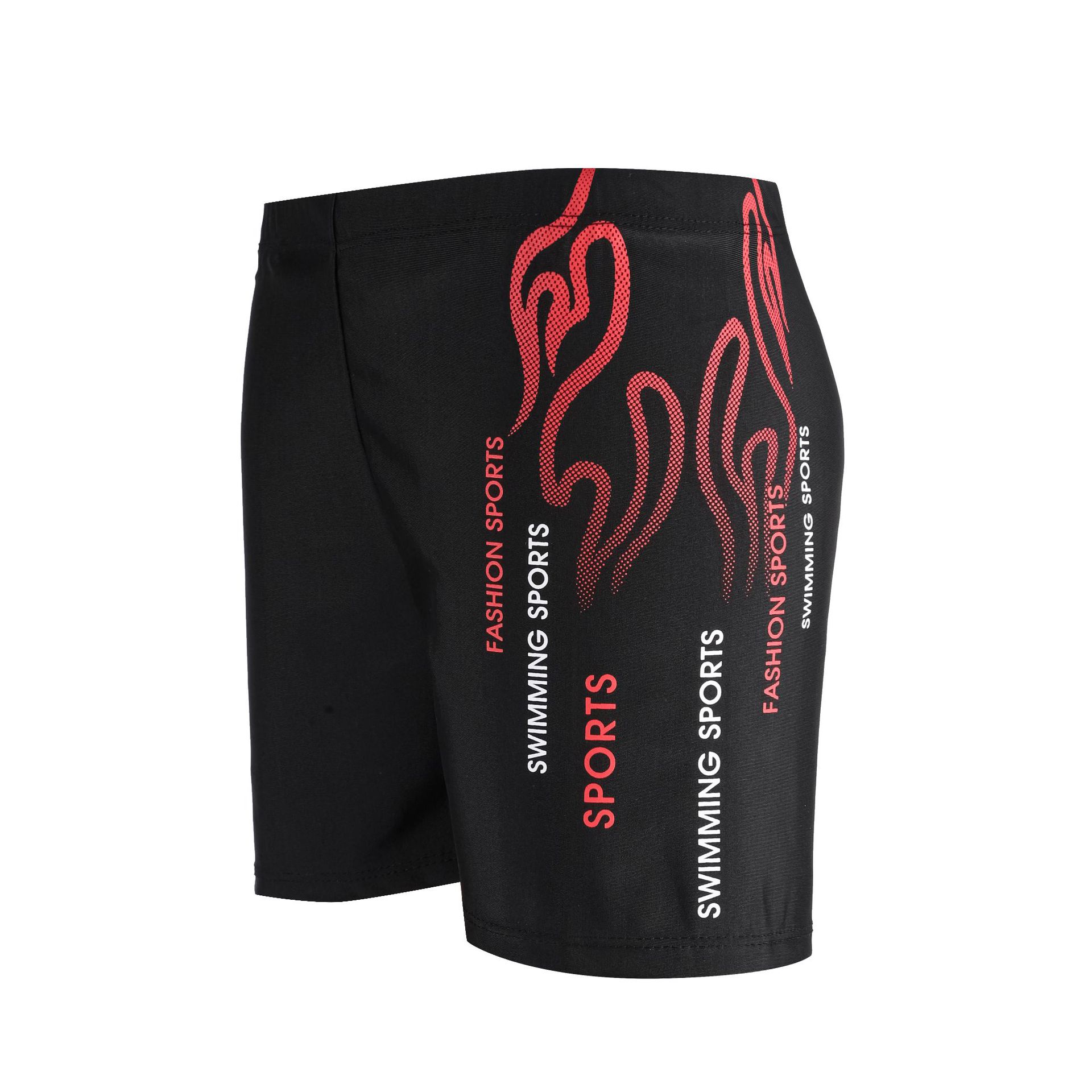 Men's Swimming Trunks 2024 New Swim Trunks Men's Flame Swimming Trunks ...