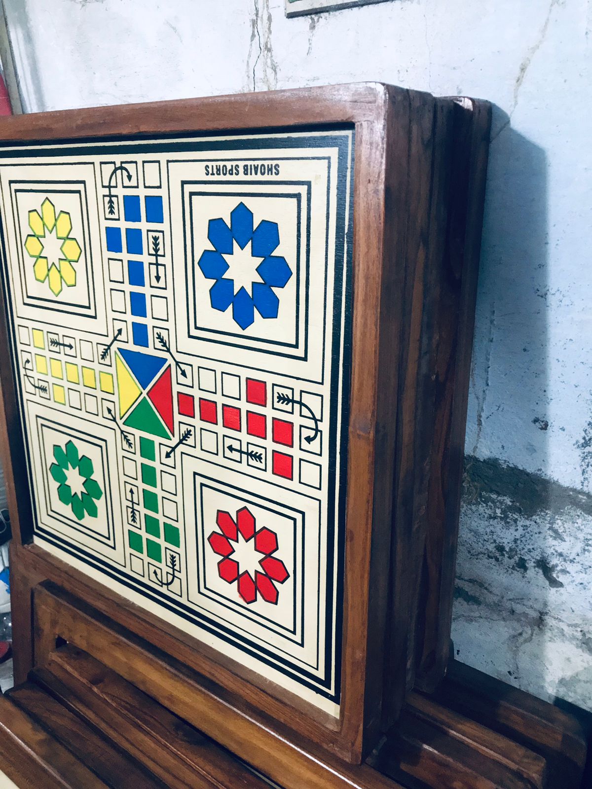 24 inch Handmade Ludo Game Wooden Board Extra Large Size Sold by Fight ...