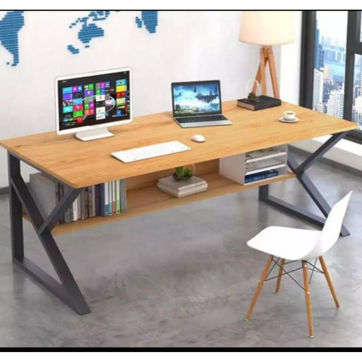 Computer table simple modern K shape portable folding computer laptop ...