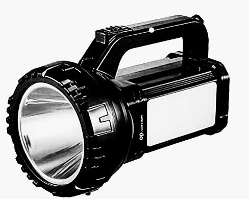 DP-7320 Rechargeable Torch +Emergency Light-100 Watts- Bright High ...