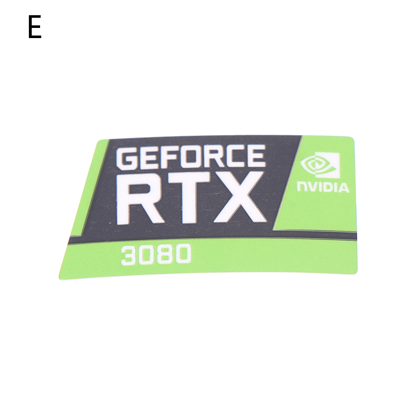 RTX 3090TI 3080TI 3070 3060 desktop sticker laptop graphics card label ...