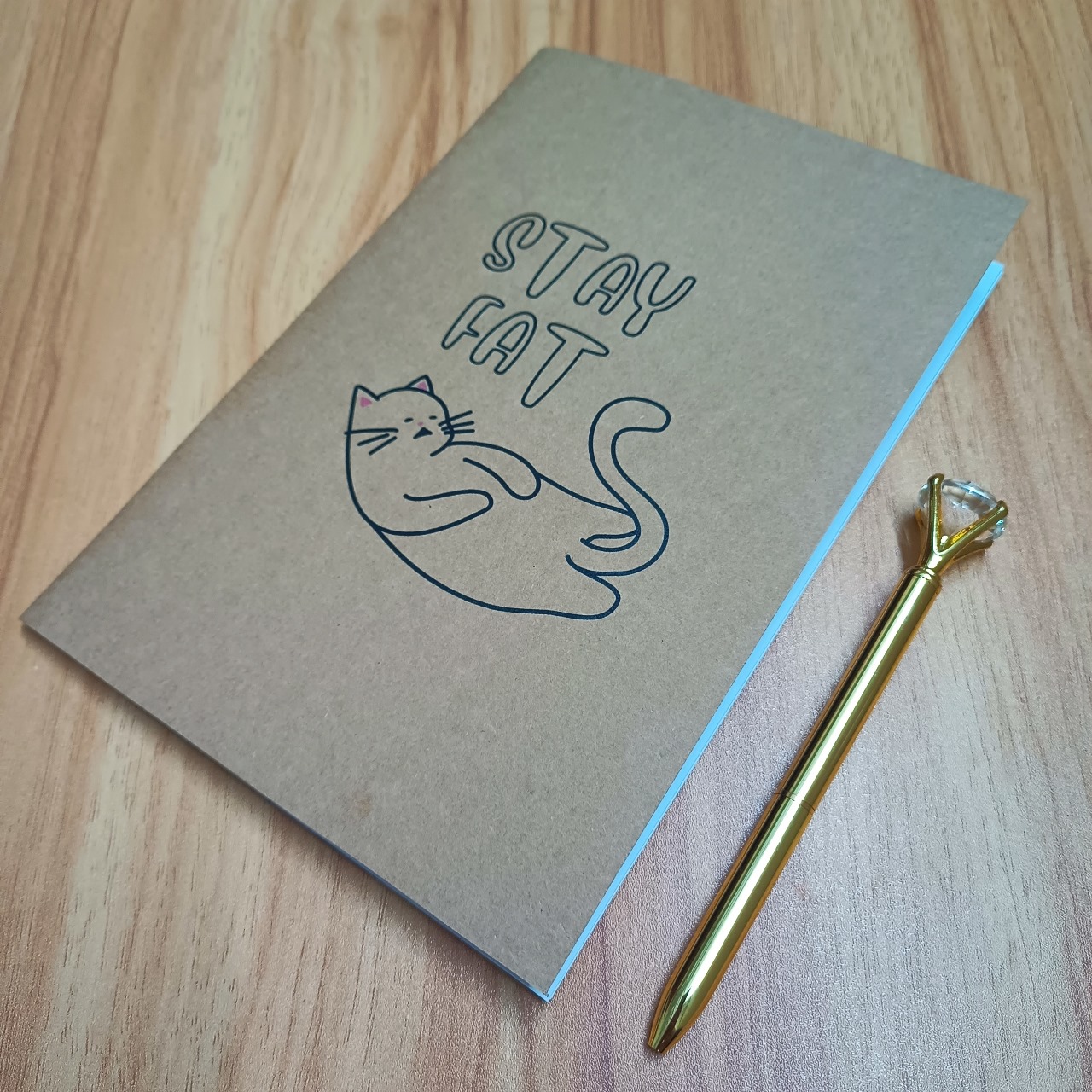 MyKitab - Stay Fat Pinbound NoteBook A5 100 pages|Notebook for Girls ...