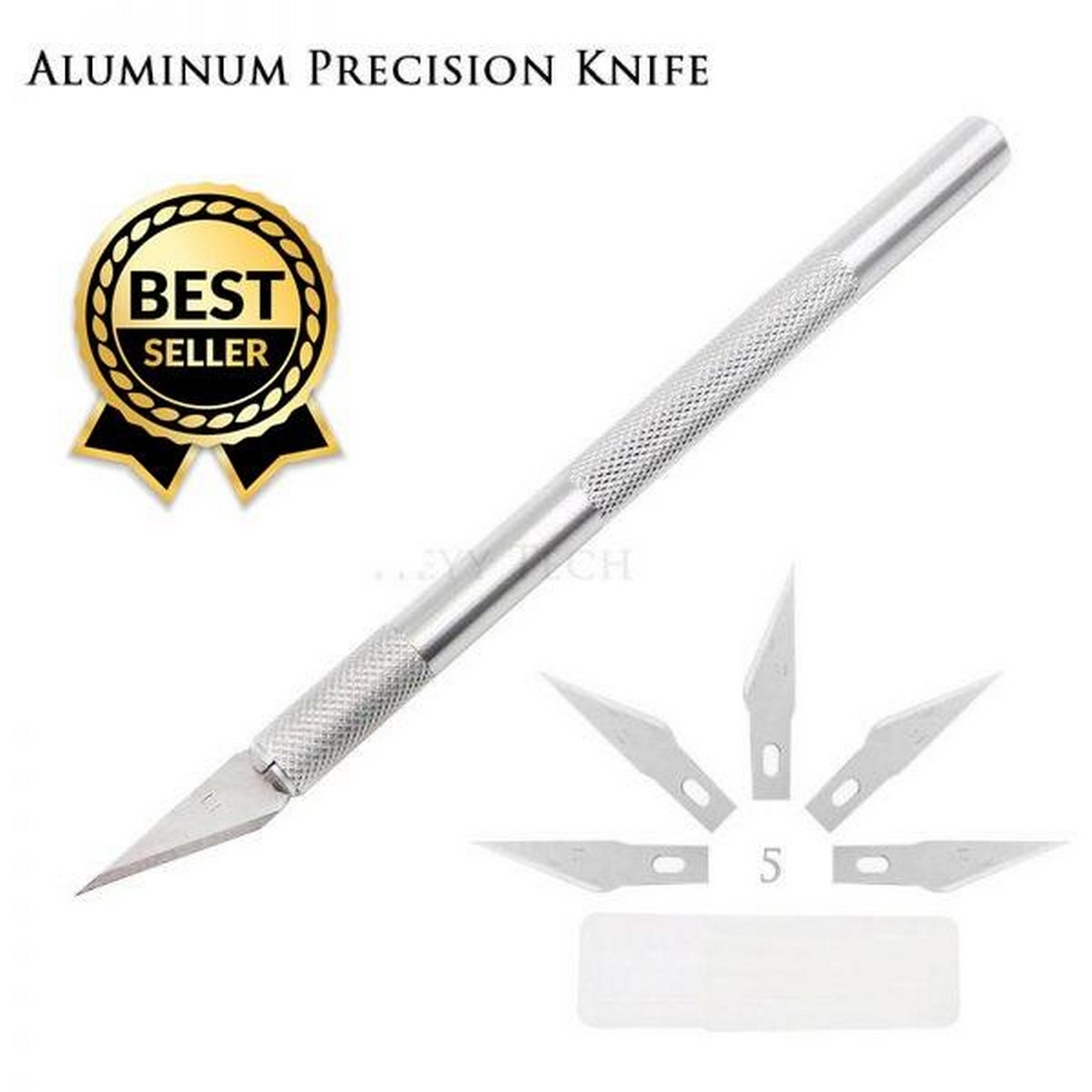 Precision Knife Interchangeable Blades for Art & Craft work (Silver ...