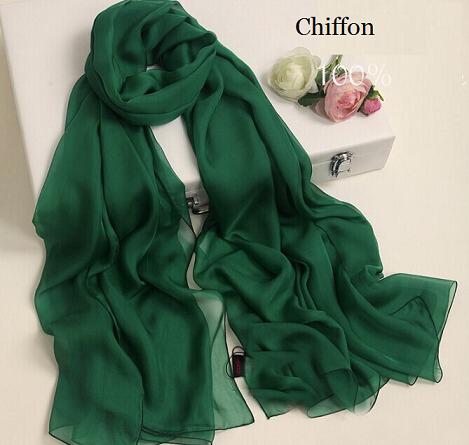 Dubatta / Stoller/ Scarf for women in Dark Green Colour Chiffon | Daraz.pk