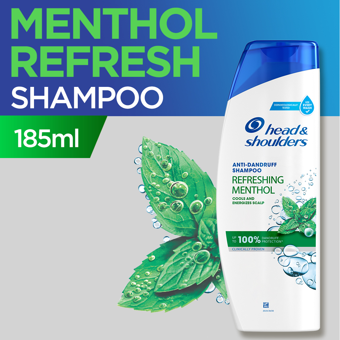 Head & Shoulders Menthol Refresh Shampoo 185ml | Daraz.pk