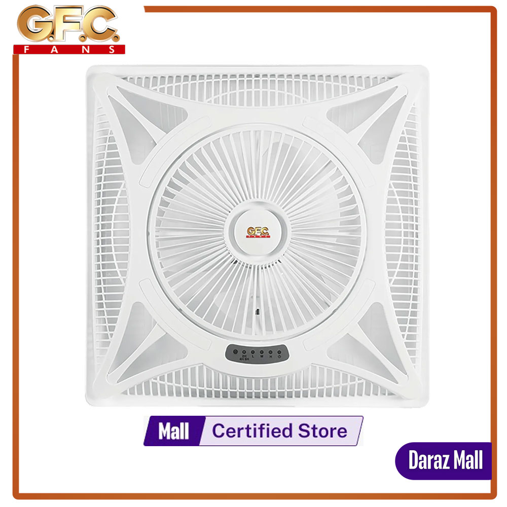 GFC False Ceiling Fan 2'x2' Fitting Remote Control 16 inch Energy efficient Electrical Steel ...