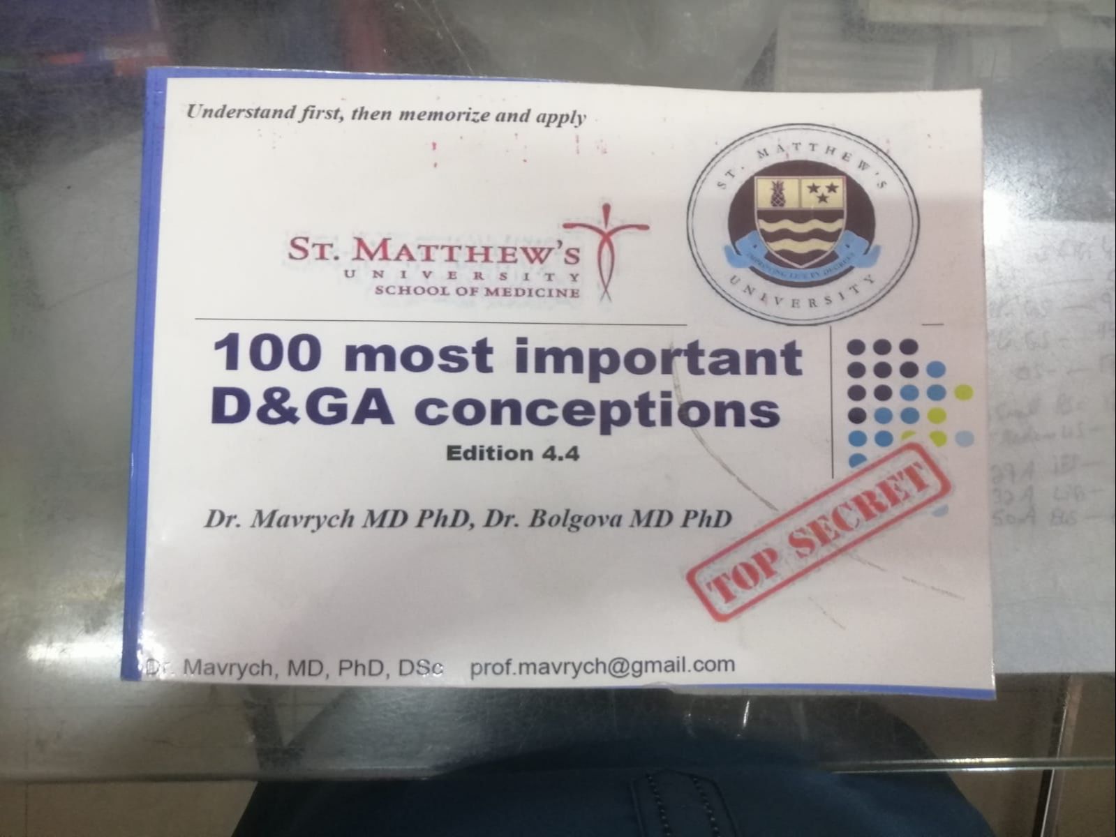 Anatomy Shelf Notes 100 Most Important D&GA Coneptions Edtion 4.4 Good ...