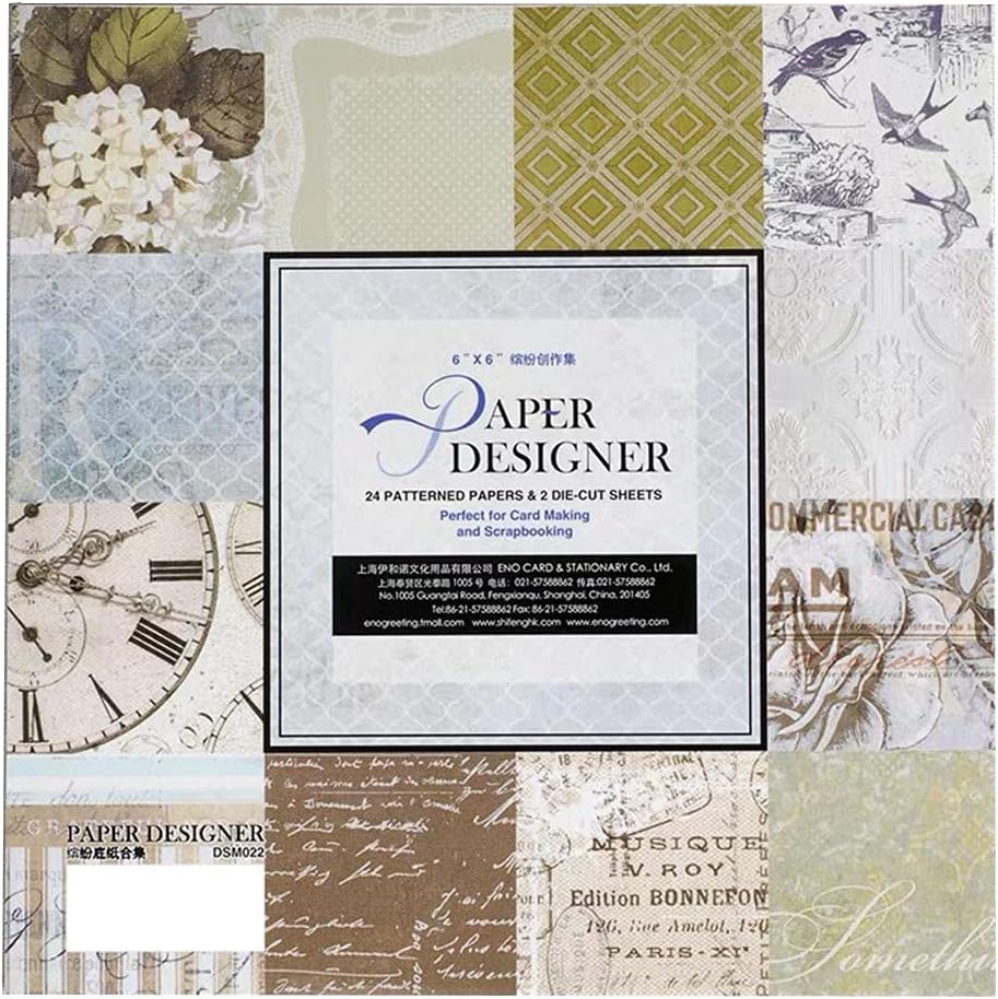 Paper Designer Scrapbooking Paper Set 6 Inch Paper Package Scrapbooking ...