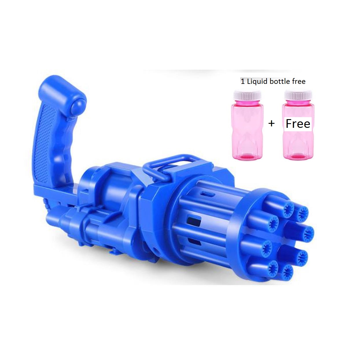 8-Hole Bubble Gun Machine - Massive Bubble Gattler Toy gun With 2 ...