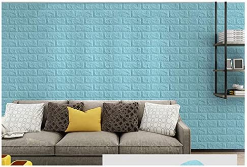 3D Brick Wall Stickers PE Foam High Self-Adhesive Wallpaper Peel and ...
