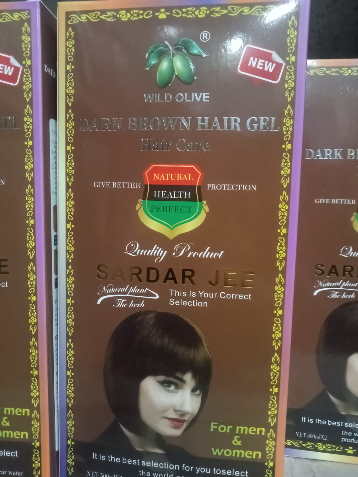 Sardar Jee Dark Brown Hair Color Gel SARDAR JEE EASY DYEING COLOURING ...
