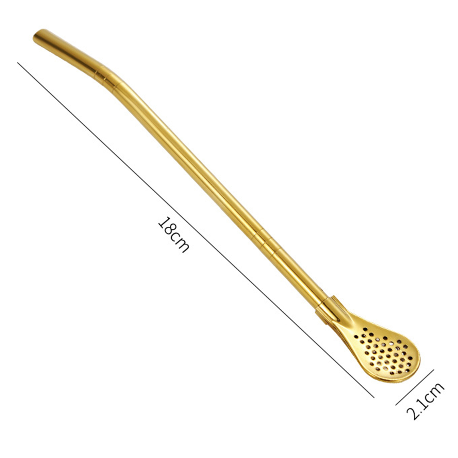 Lemonade Straw Colorful Stainless Steel Tea Straws Spoon Filter with ...