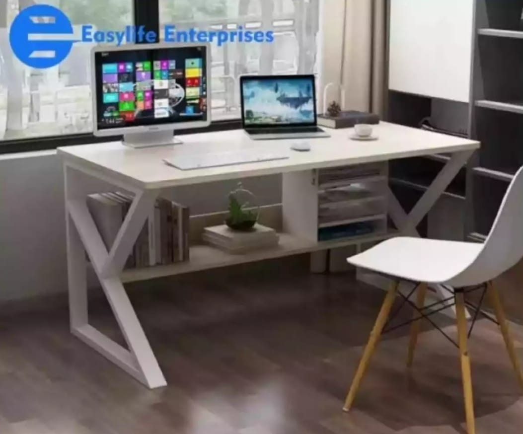 36 inche and 48 inches | Office Table | Desktop Table With Book Shelf ...