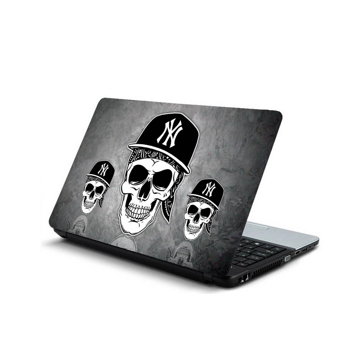 Skull Laptop Back Skin Wallpaper Sticker-Laptop Skin Sticker Cover Art ...