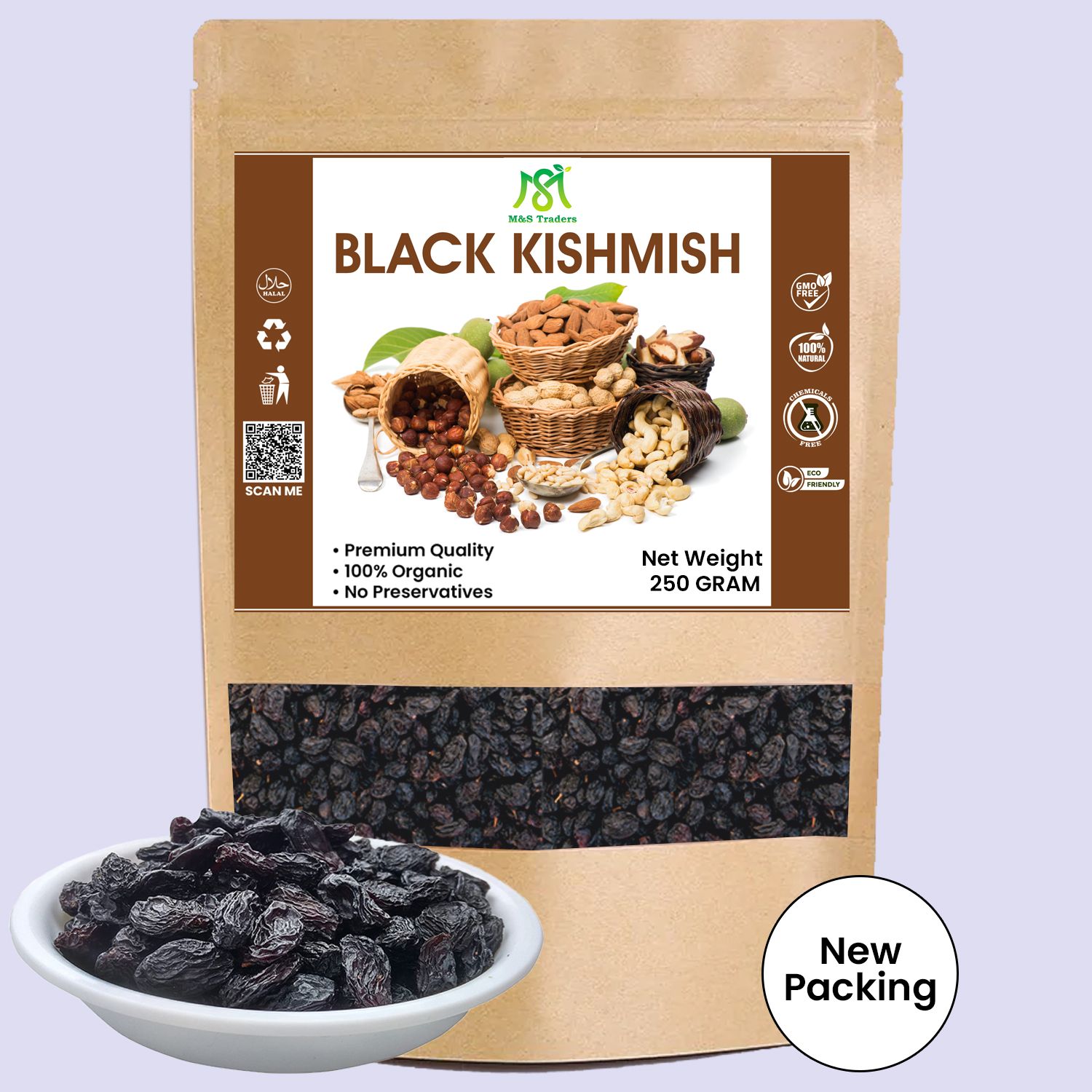 Kali Kishmish / Soghi Dry Black Raisin Black Draka Kala Mewa / Meva ...