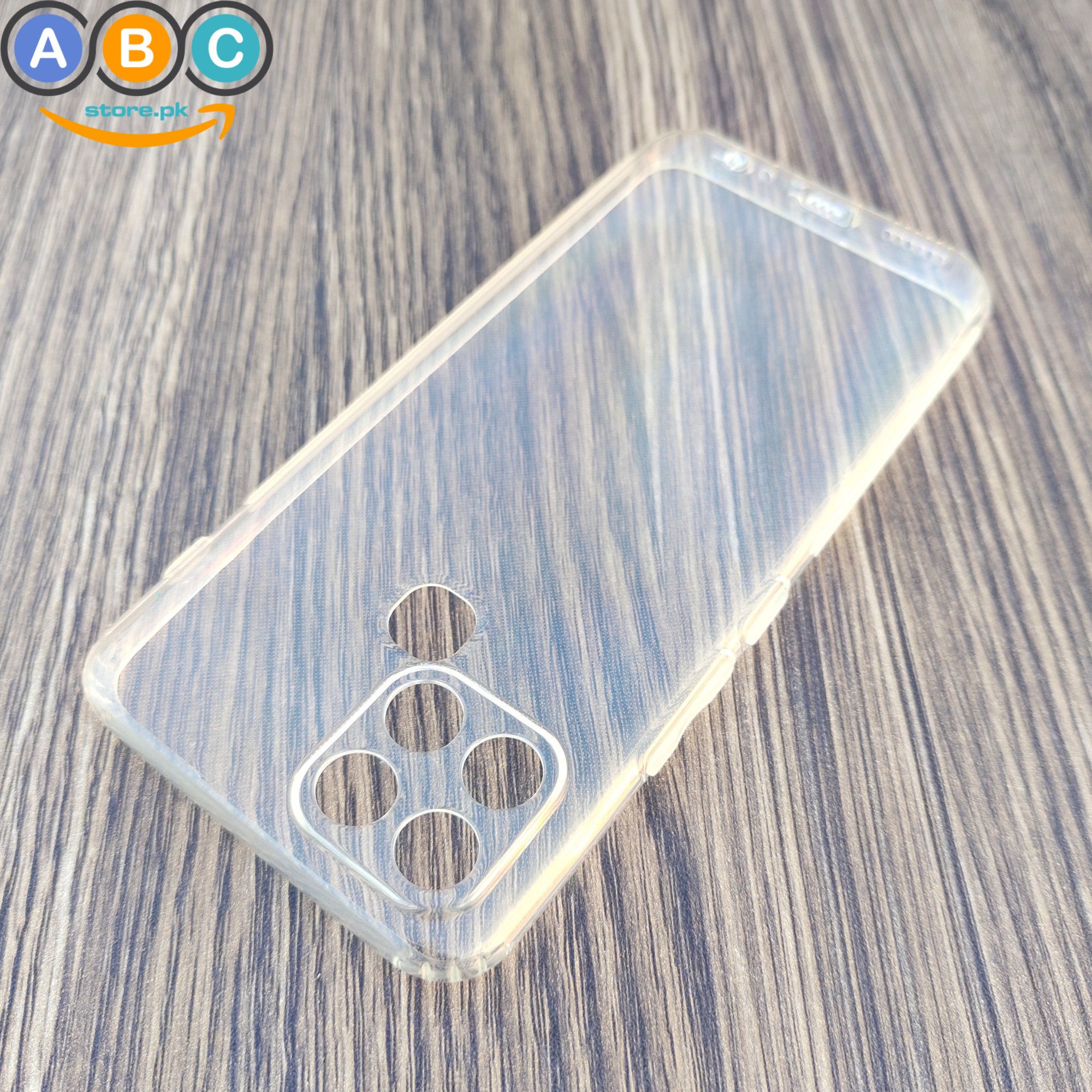 Infinix Smart 6 Case, Soft TPU Ultra-Clear with Dust Plugs (NO Corner ...