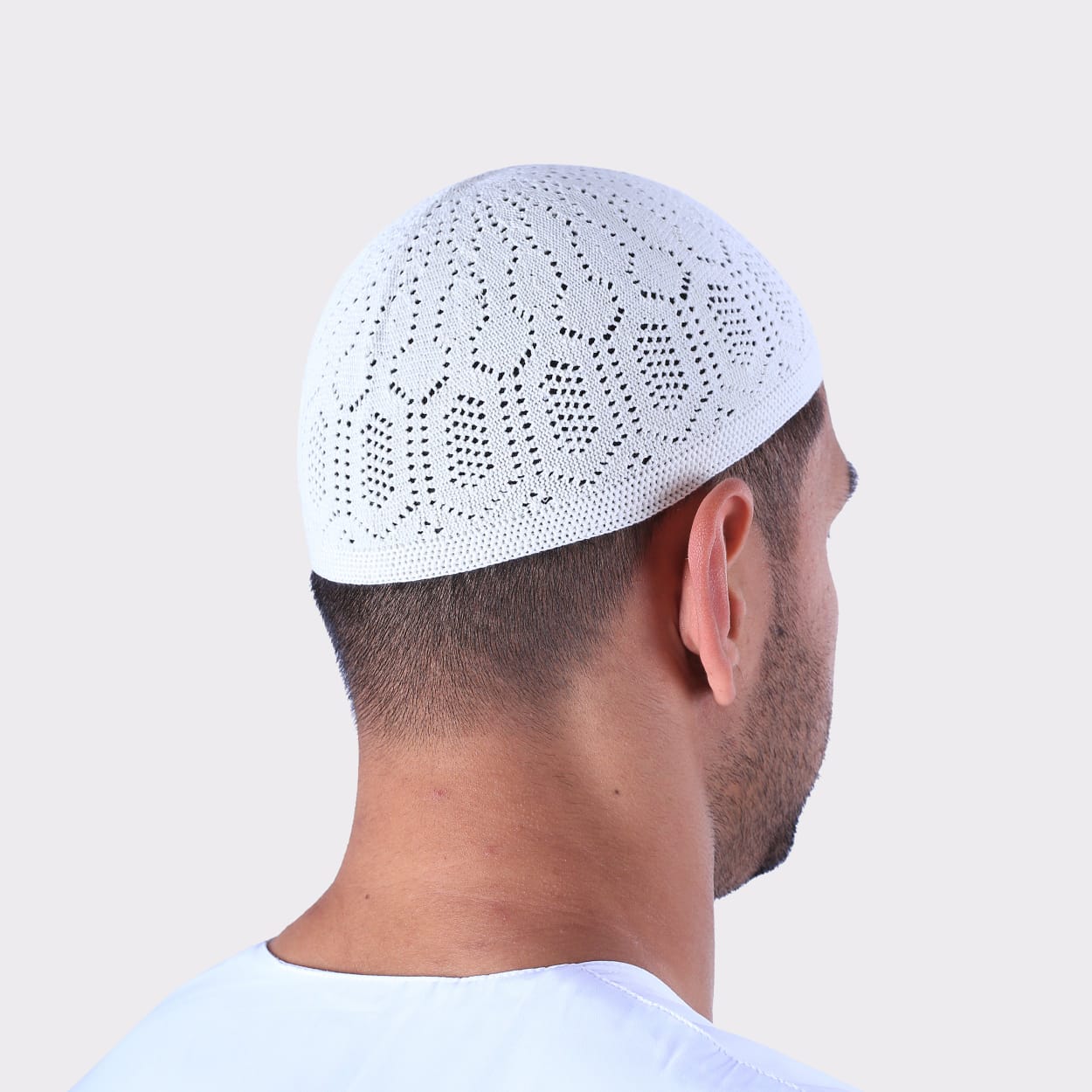 Pack of 1 Knitted Prayer Cap - Namaz Cap for men-Pakistani prayer cap ...
