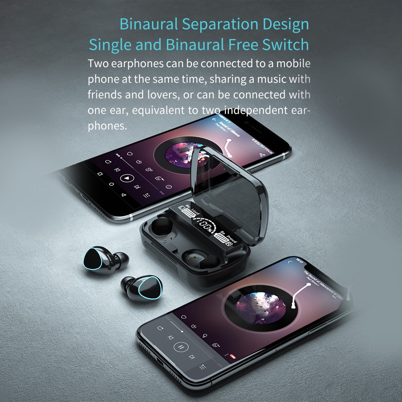 M10 M90 TWS Wireless Earbuds with Touch Control Stereo Sound and ...