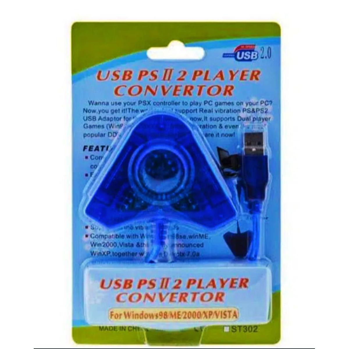 USB PS2 Controller Converter Gamepad Adapter Converter Cable for PC ...