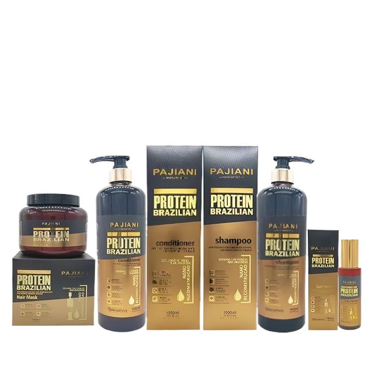 Keratin Protein Brazilian Pack of 4 Shampoo Conditioner Hair Mask ...