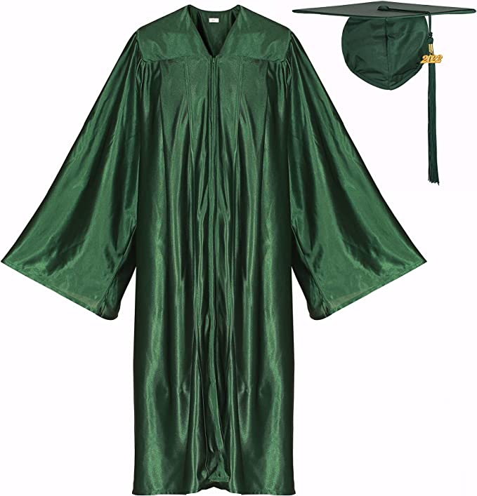 Green Graduation gown, cap, tassel set Graduation Gown | Daraz.pk