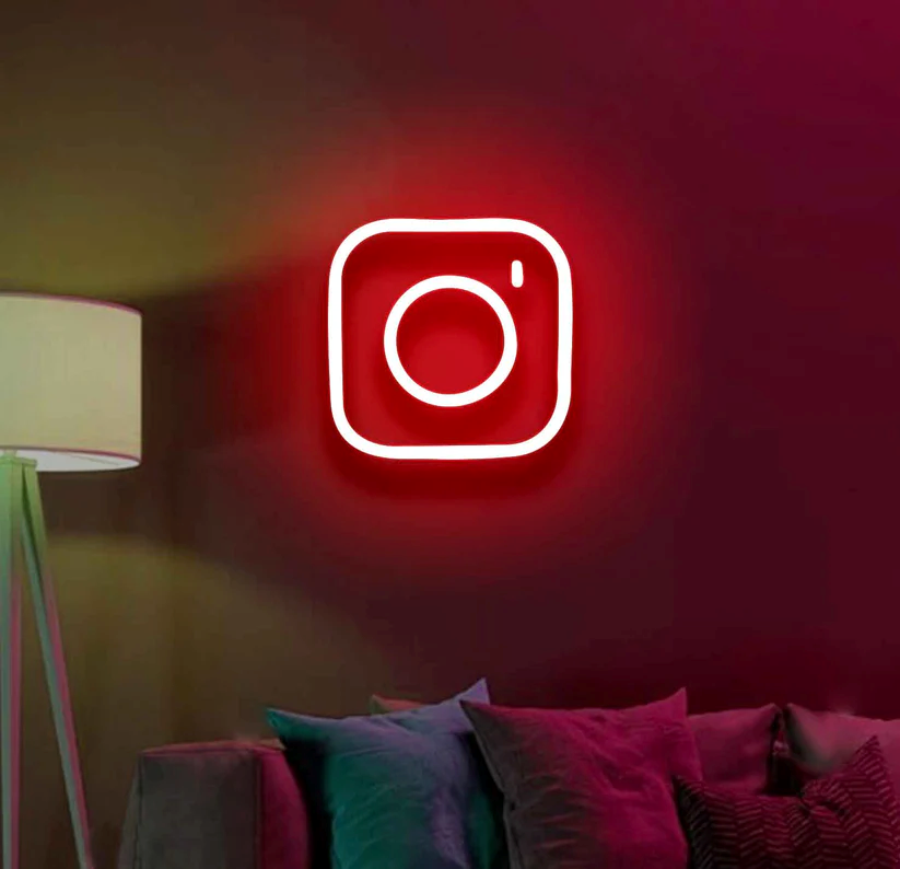 Instagram Logo Neon Sign | Daraz.pk