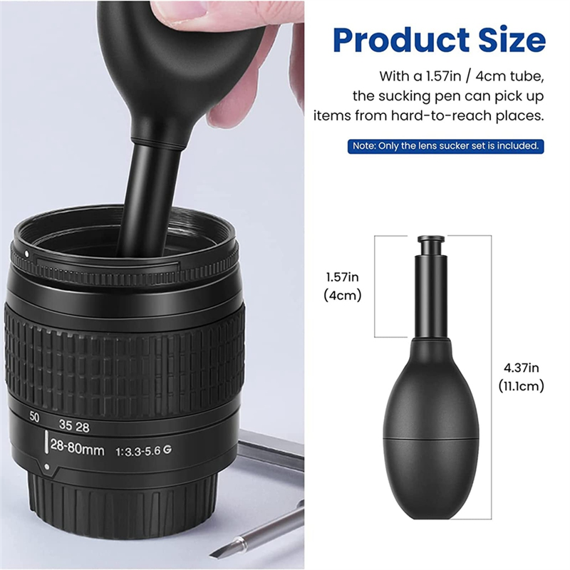 Lens Sucker Set 8-In-1 with 7 Interchangeable Suction Cups Strong ...