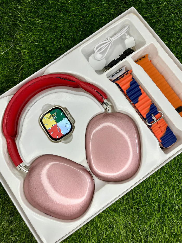 The Ultimate Premium P9 Ultra 2 Smart Watch Bundle offers a complete wearable experience with ...