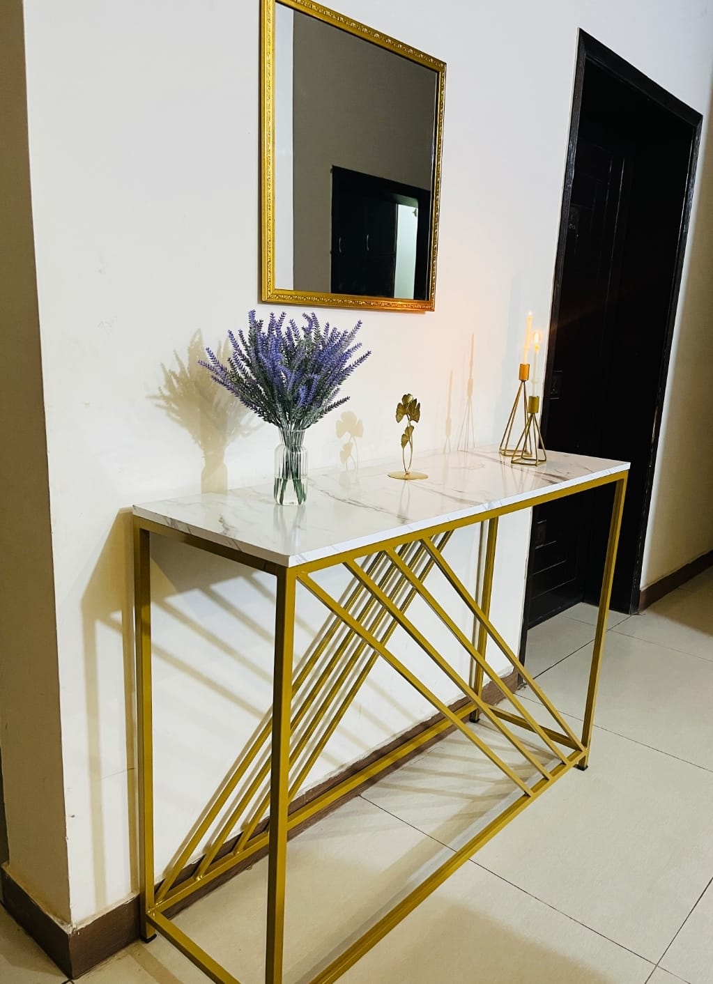 MS Accent Console Table |Side Table for Storage & Display in Entryway ...