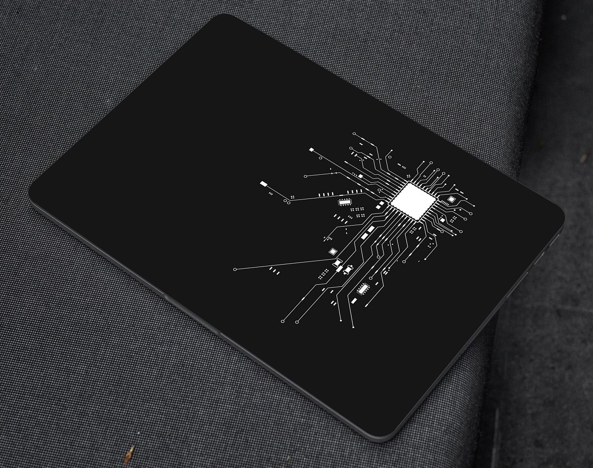 Computer CPU Processor Circuit Diagram Laptop Skin Vinyl Sticker Decal ...