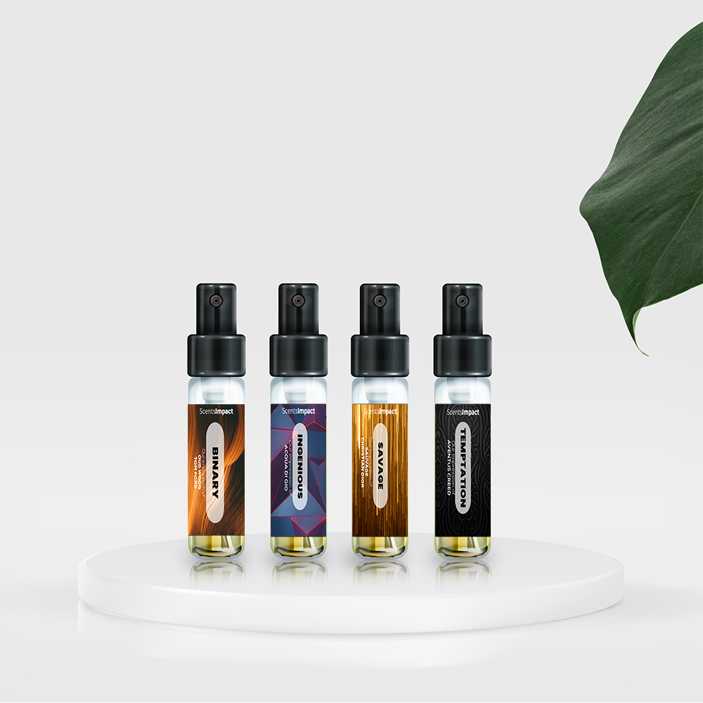 Pack of 4 Testers For Men - Inspired By Creed Aventus,Dior Sauvage ...