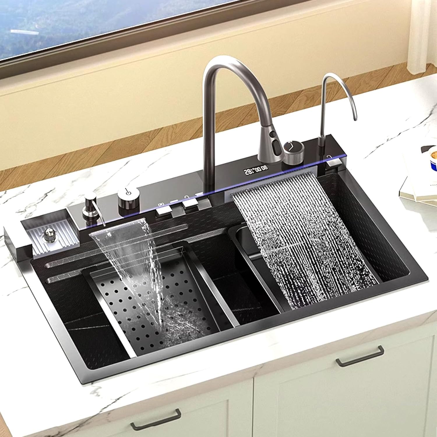 30x18 inches Multifunction kitchen sink - Piano kitchen sink ...
