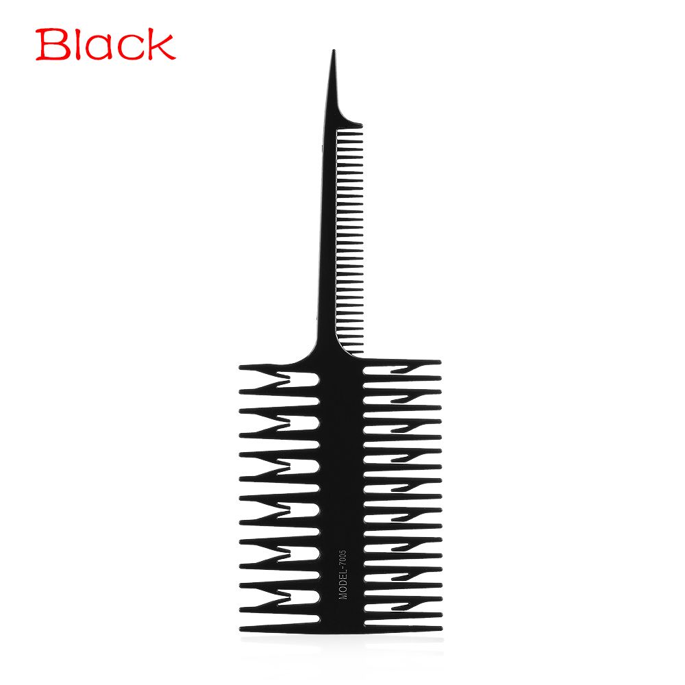 Barber DIY Two sides Salon Dyeing Tool Separate Highlighting Dye Comb ...