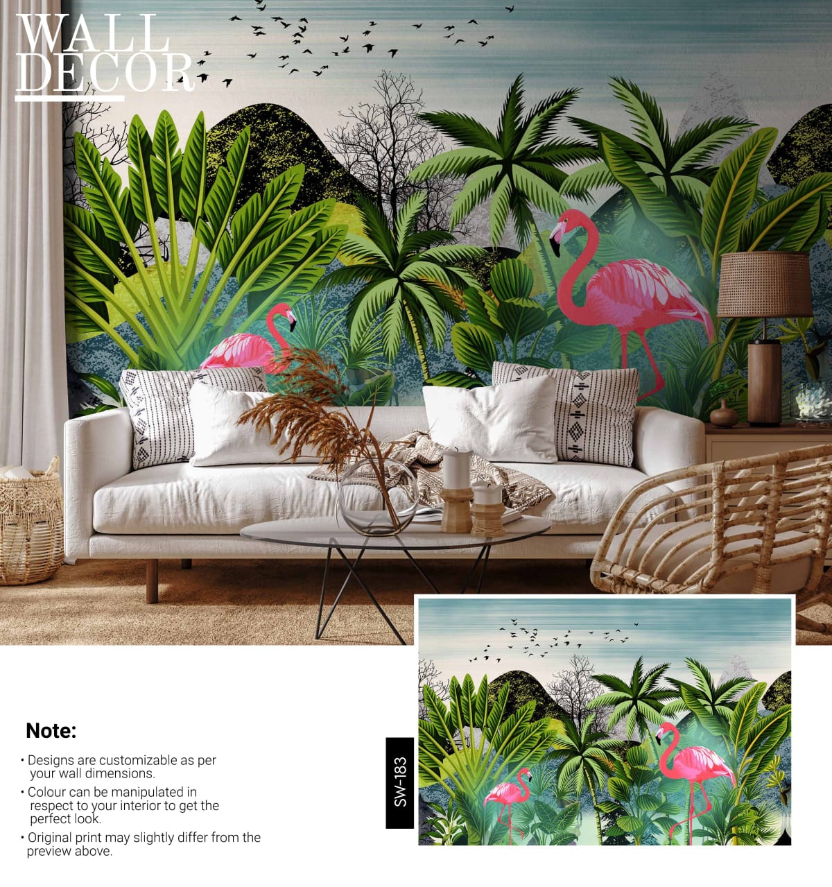 Wall Decor Wallpaper Room Decoration Flex 3D Flex Wallpaper 12*12 ...