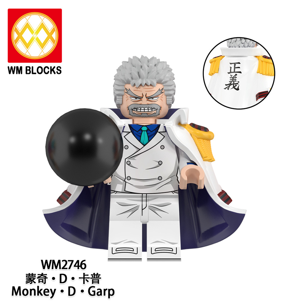 WM6187 Anime Block Toys Figure Borsalino Sakazuki Aramaki Issho ...