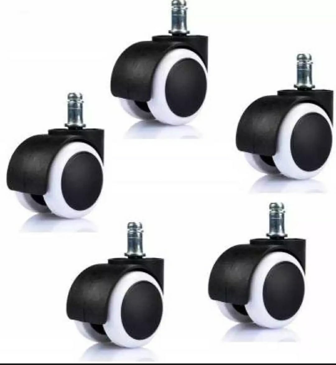 wheels / casters - set of 5 - all kinds of revolving chairs office ...