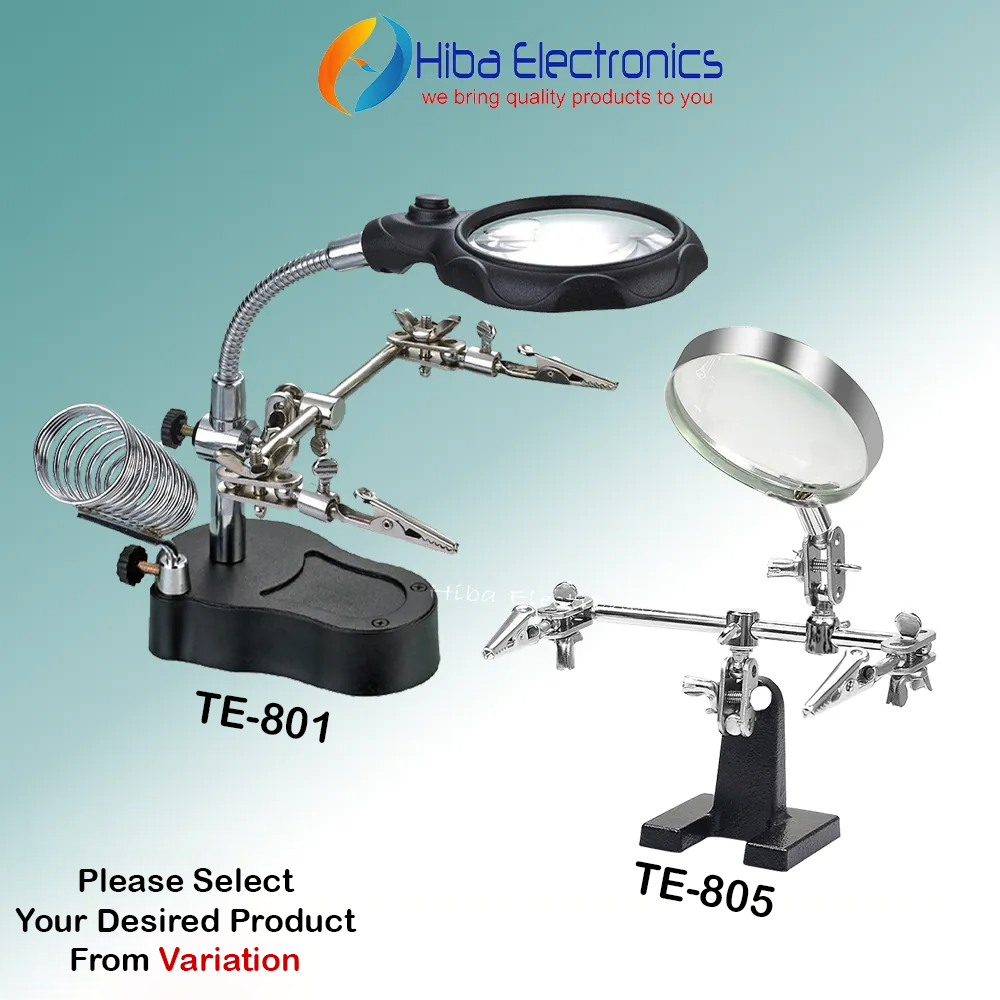 Helping Hand Soldering Stand TE-801/ TE-805 5x (With out Light) for ...