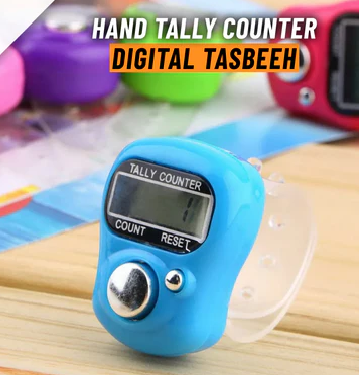 Digital Tasbeeh Counter With Hand Ring Finger Tally Electronic Tasbih ...