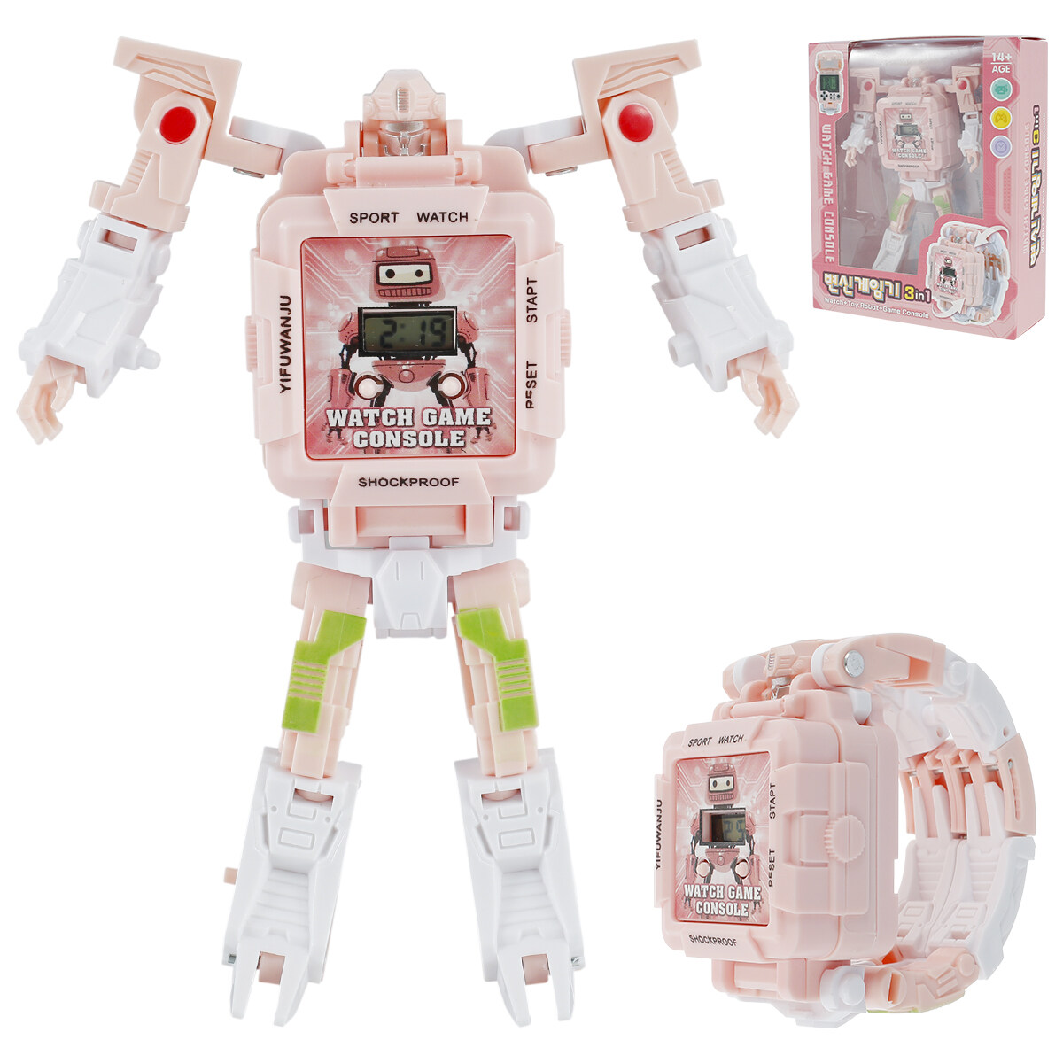 【NEW】 Watch Robot Watch 3-In-1 Transforming Robot Kids Watch Toys ...