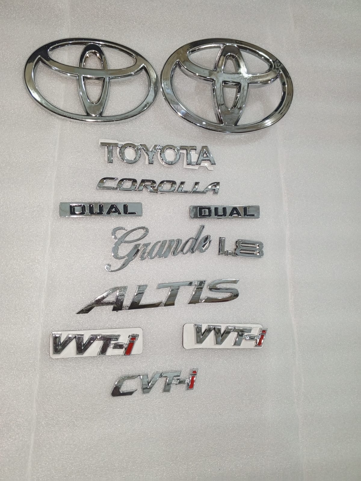 Toyota Corolla Grande 1.8 2014-2022 Front Logo Back Logo with All ...